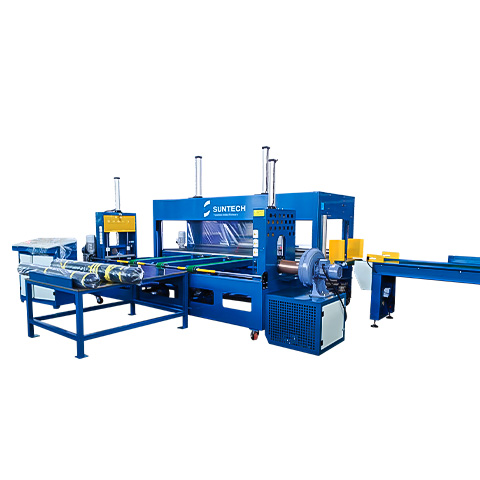 Automatic Fabric Roll Packing Machine | Wrapping M/C | SUNTECH