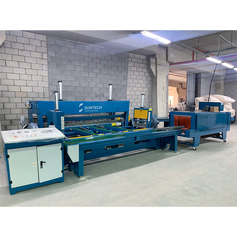 Automatic Fabric Roll Packing Machine | Wrapping M/C | SUNTECH