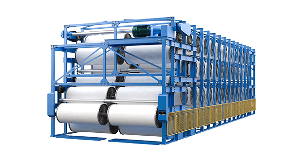 How to solve textile storage problems, Suntech beam stacker helps ...