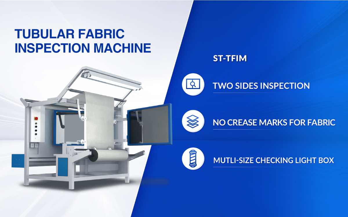 Tubular Fabric Inspection Machine| Both Sides Knit Inspection MC| SUNTECH