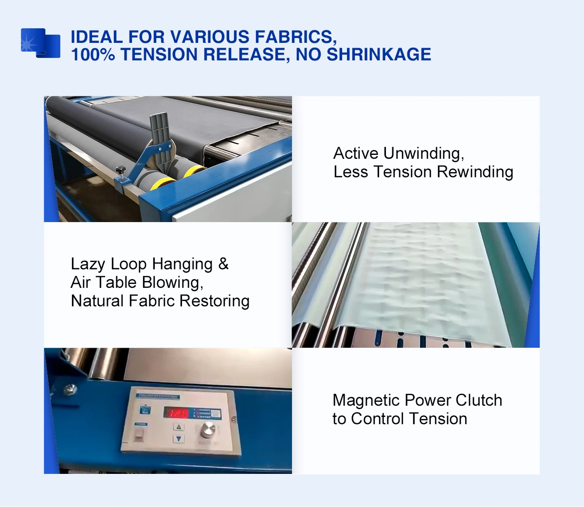 Fabric Relaxing Machine | Textile Roll To Roll Relaxing M/C | SUNTECH