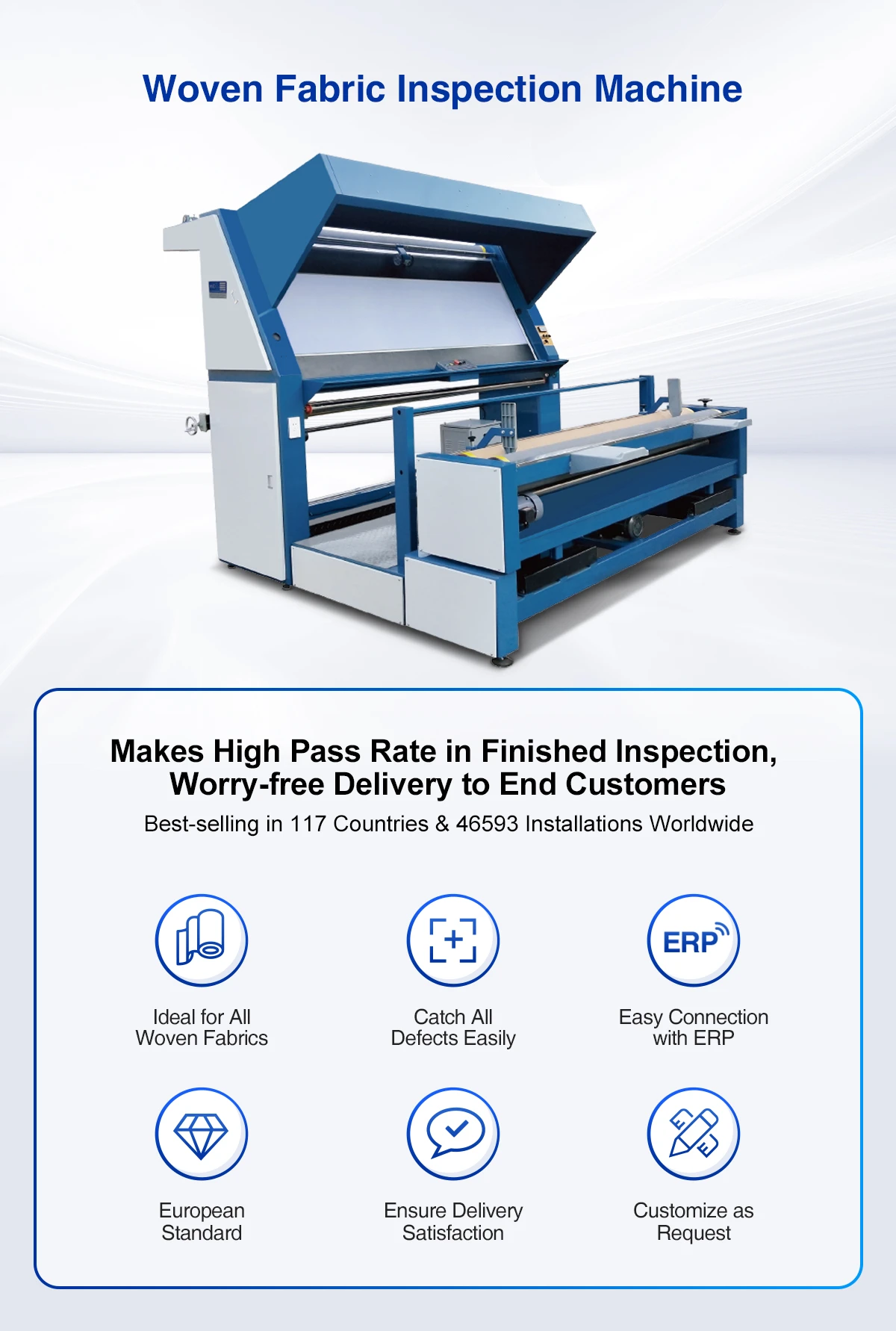 Fabric Inspection Machine| Economic Type Fabric Checking Machine ...