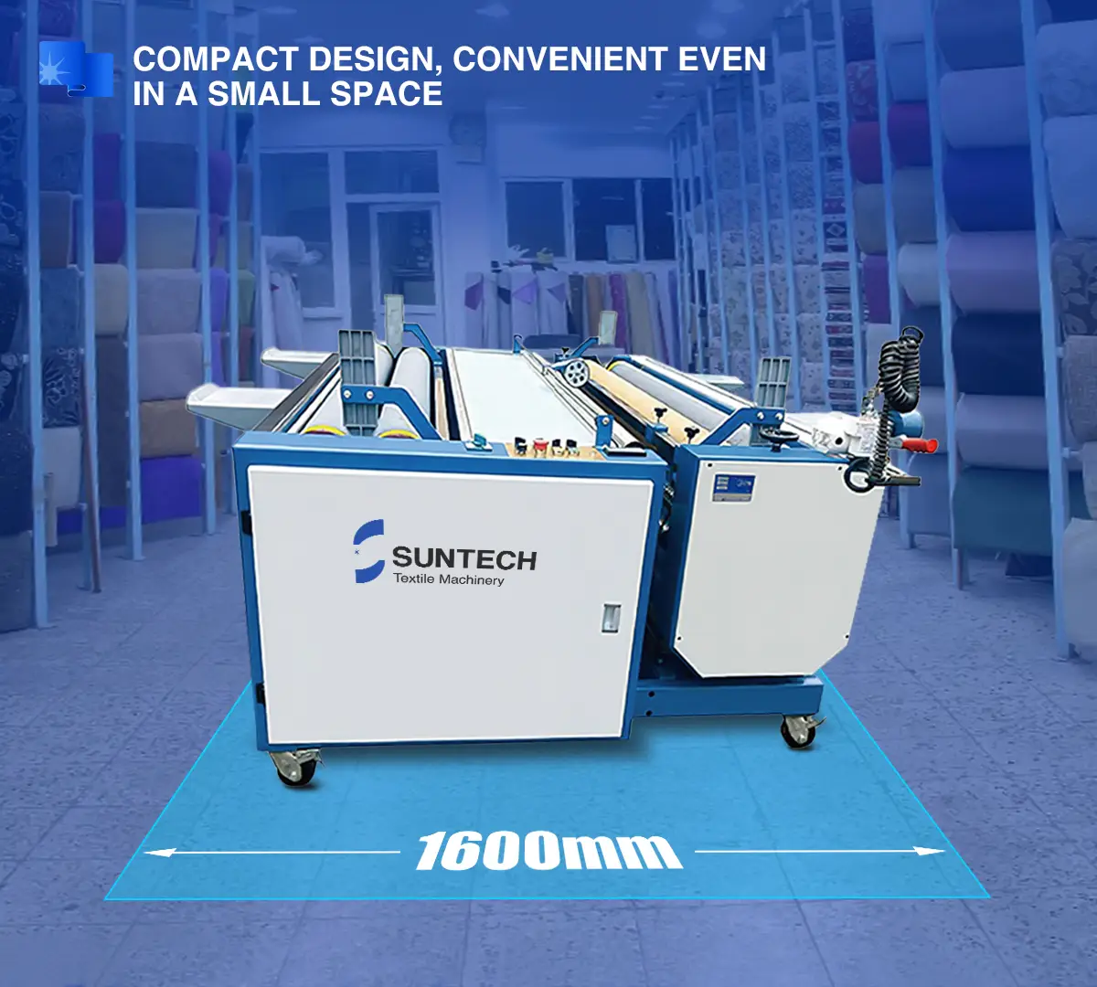 Fabric Measuring Machine | Fabric Inspection & Rolling M/C | SUNTECH