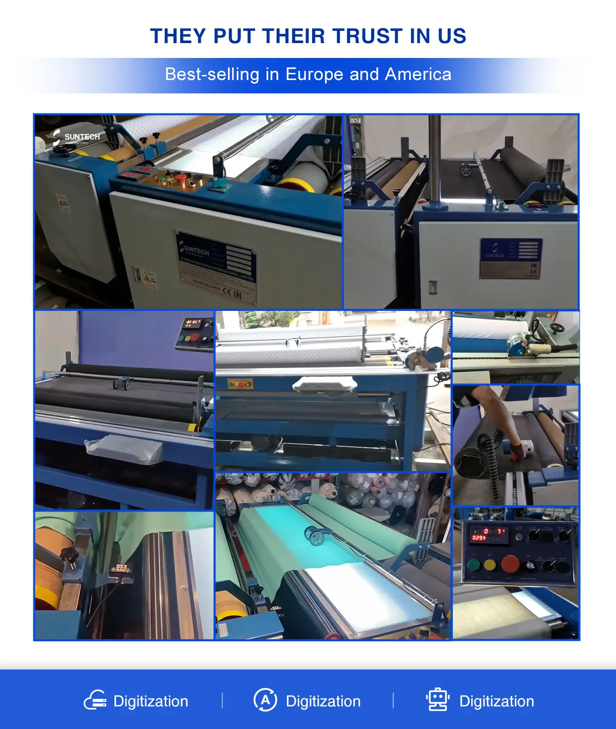 Fabric Measuring Machine | Fabric Inspection & Rolling M/C | SUNTECH