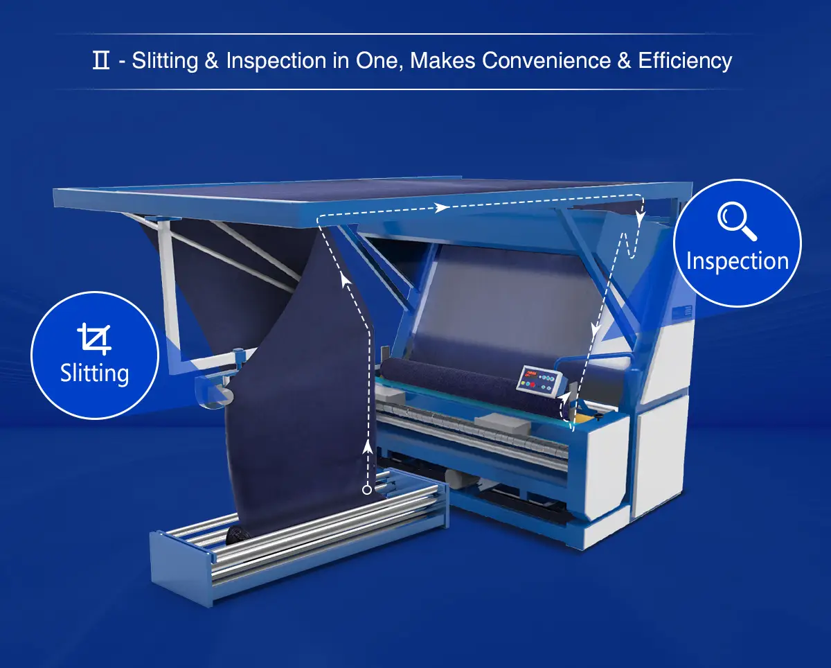 Gray Fabric Slitting Inspection Machine | SUNTECH