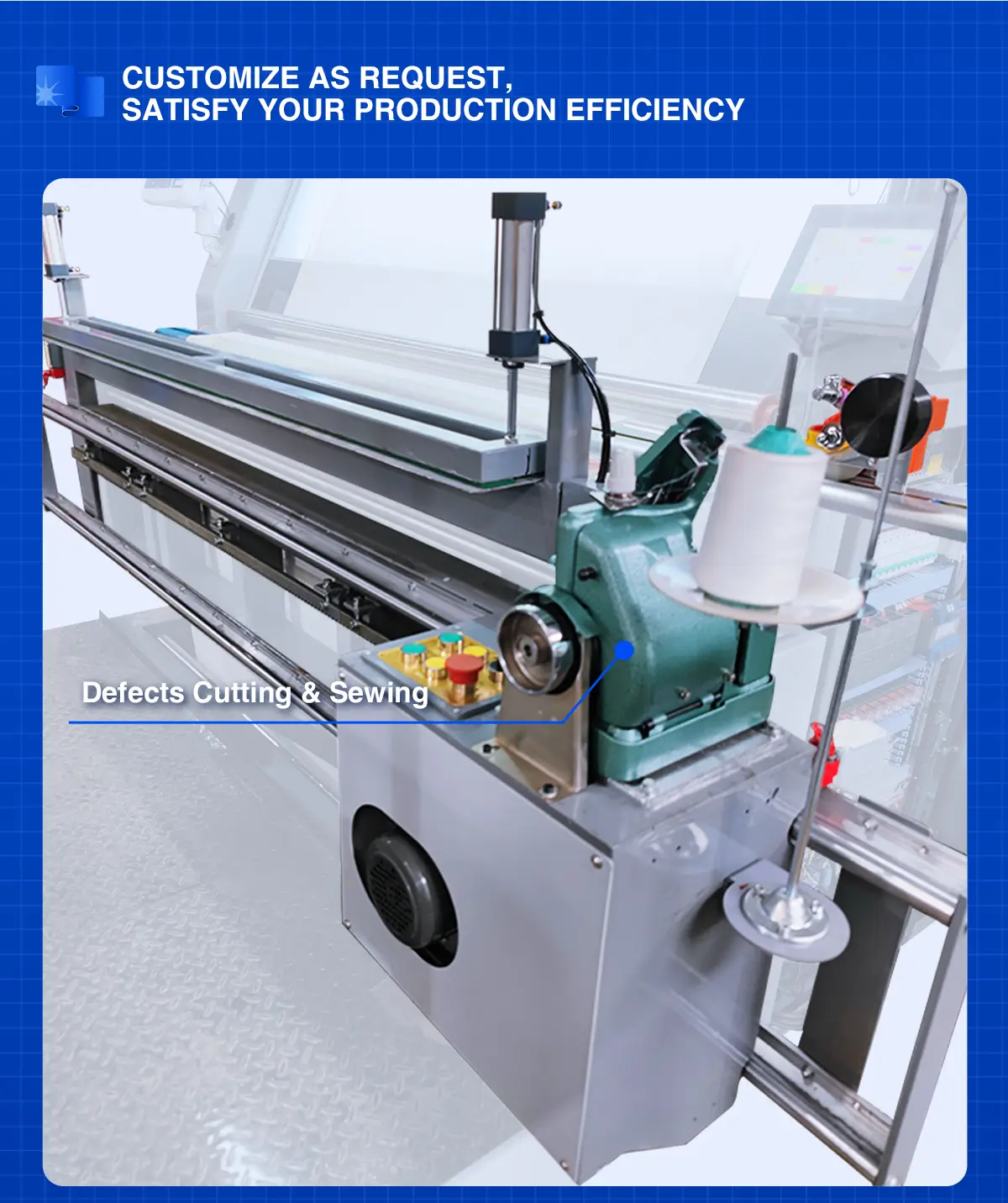 Fabric Batching Machine ( With Direct Center Driven System )