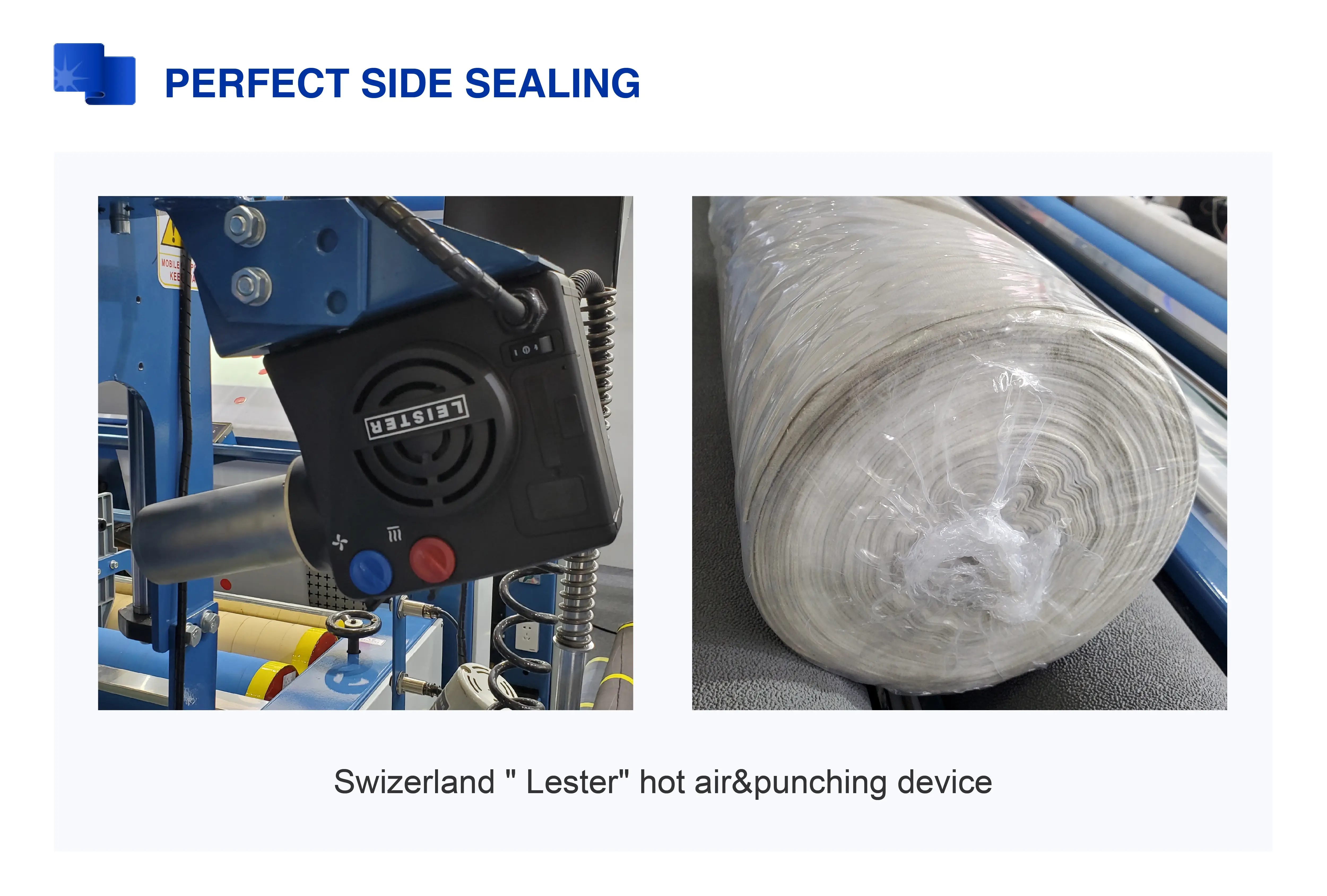 Semi-Automatic Fabric Roll Packing Machine | Wrapping Machine | SUNTECH