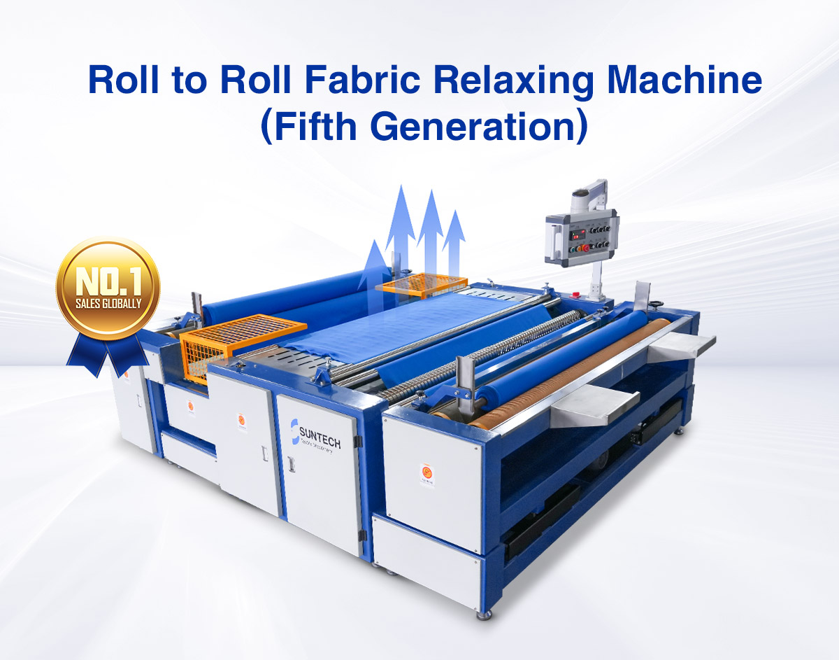 Air Type Fabric Relaxing Machine | SUNTECH Textile Machinery