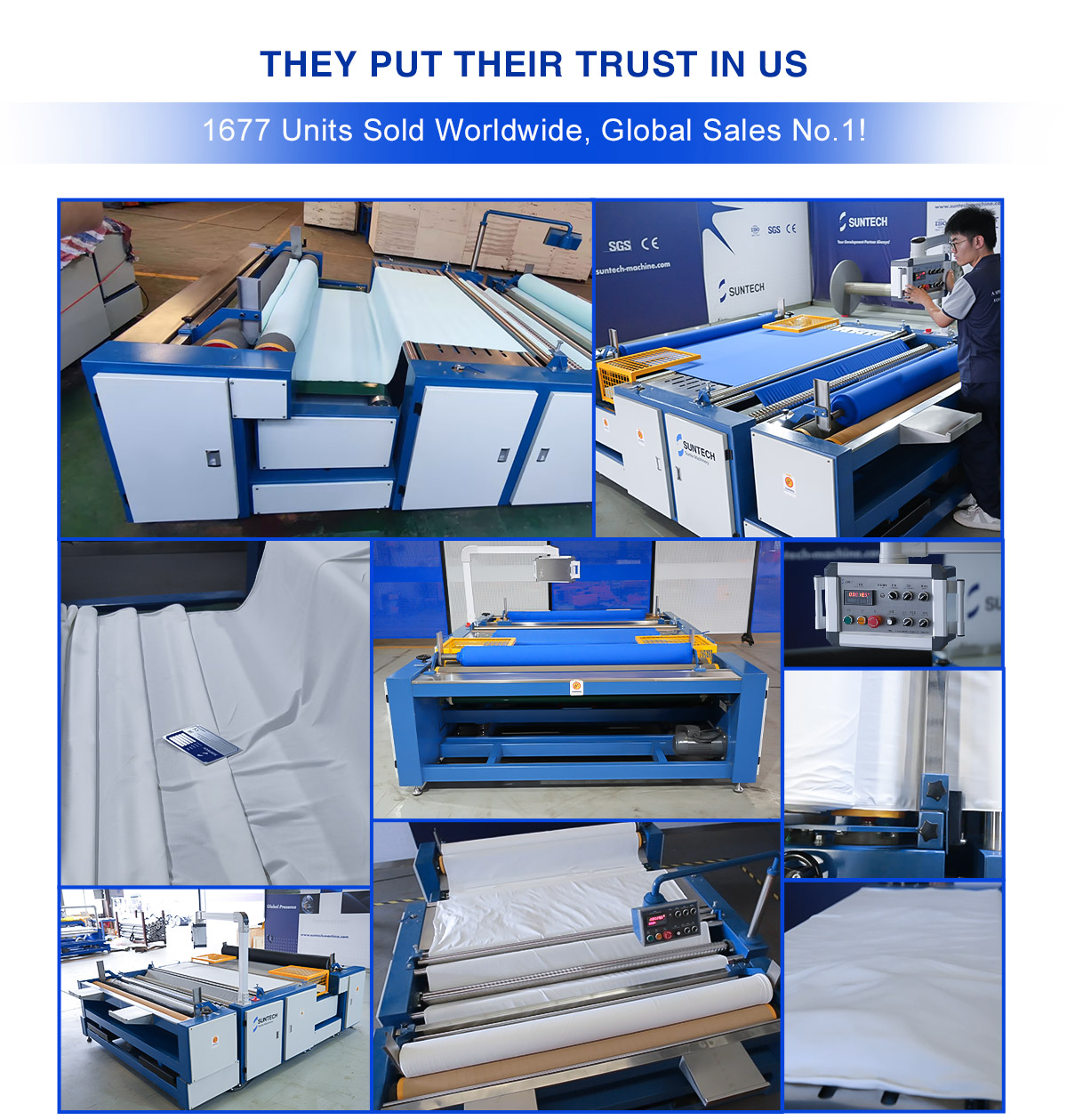 Air Type Fabric Relaxing Machine | SUNTECH Textile Machinery